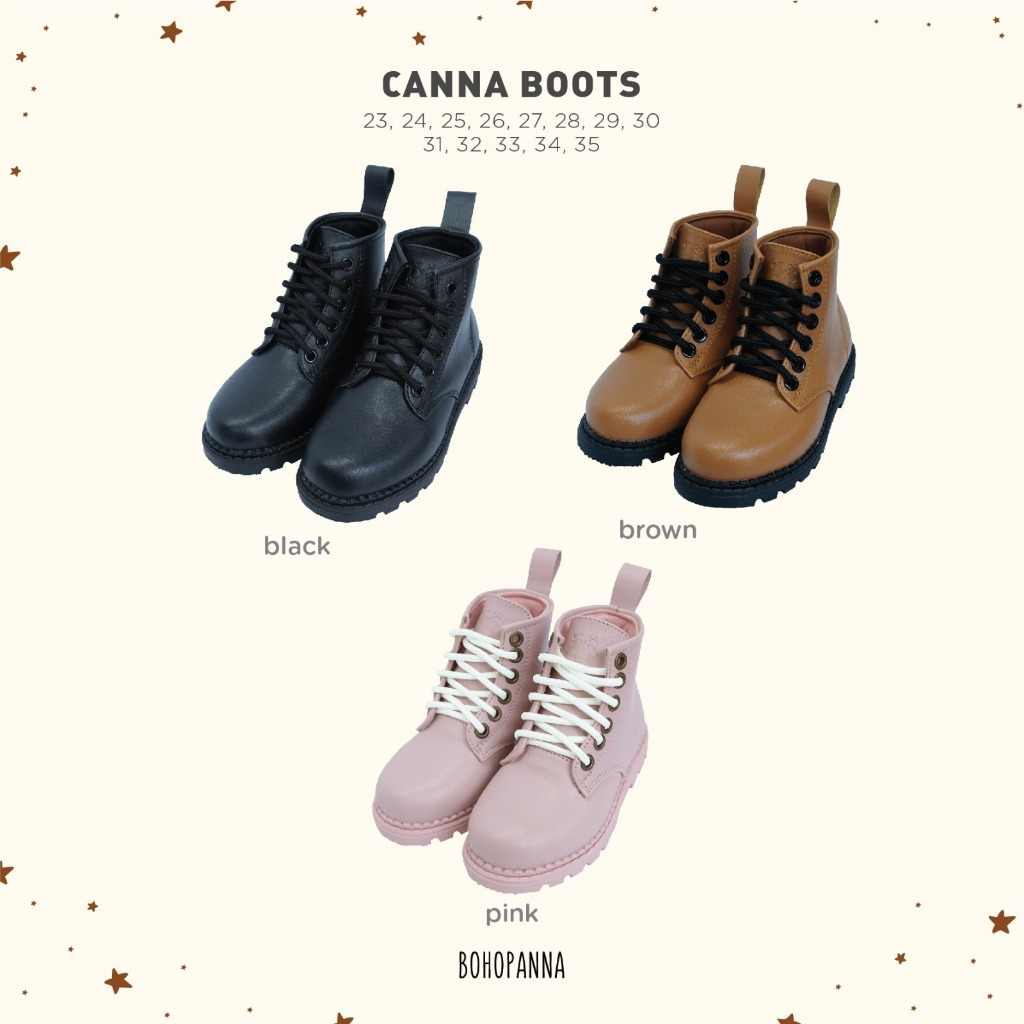 Jual BOHOPANNA - BOHOPANNA X WEARLUCA - CANNA BOOTS - Boots Anak ...