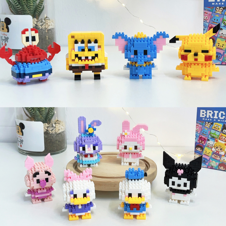 Jual [ BISA COD ] Nano Block Model Kartun Building Blok Mainan Balok ...