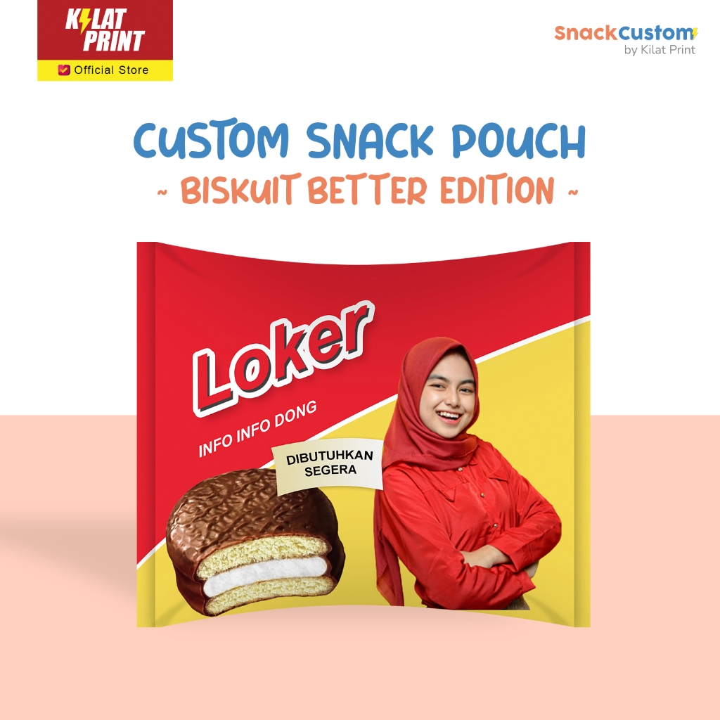 Jual Snack Custom Foto Teks Bungkus Pouch Jumbo Ala Biskuit Better ...