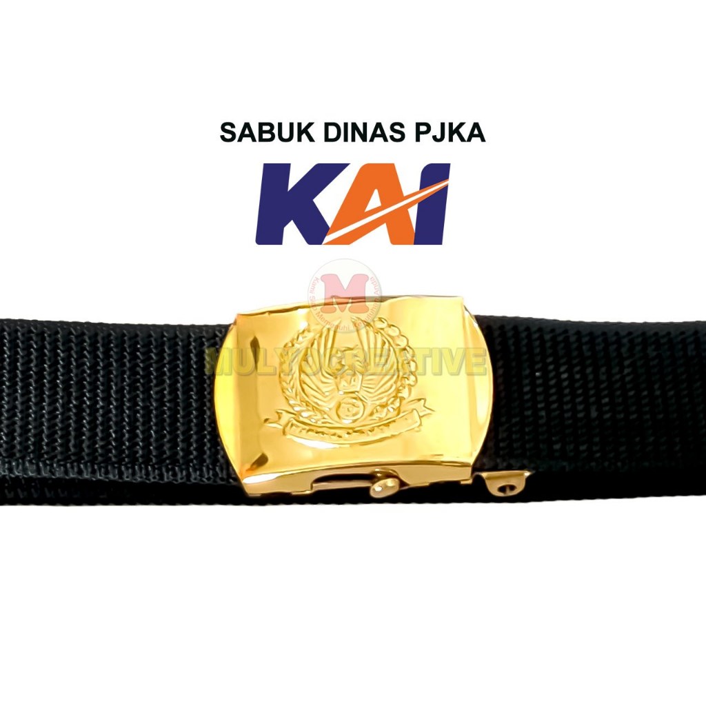 Jual Sabuk KAI - Ikat Pinggang PJKA Dinas Kereta Api Indonesia Model Slorok Roll | Shopee Indonesia