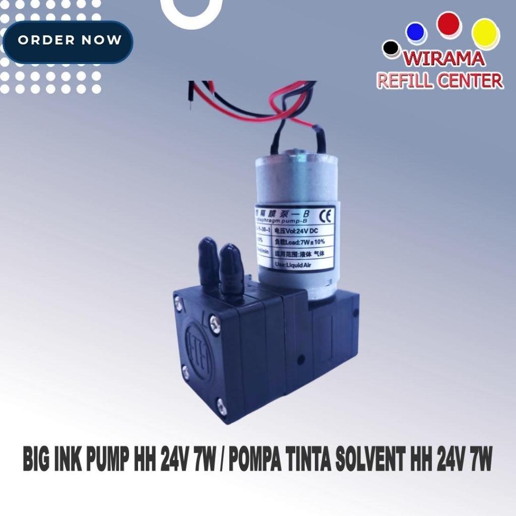 Jual Big Ink Pump HH 24V 7W / Pompa Tinta Solvent HH 24V 7W | Shopee ...