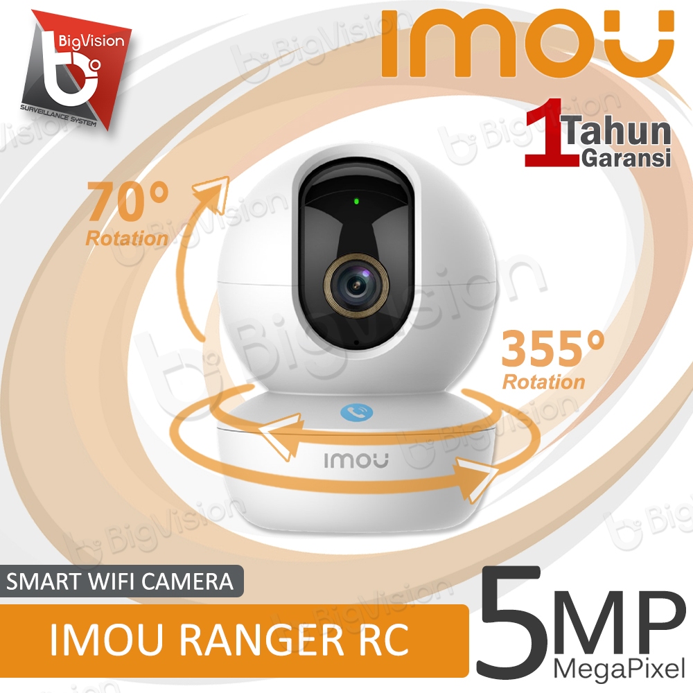 Jual IMOU RANGER RC 5MP 3K CCTV WIFI IP CAMERA WIRELESS KAMERA PTZ SPY ...