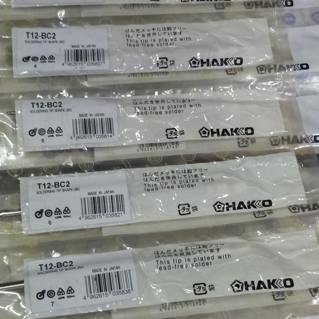 Jual Hakko T12-BC2 Soldering Tip - Mata Solder Hakko T12 Original Made ...