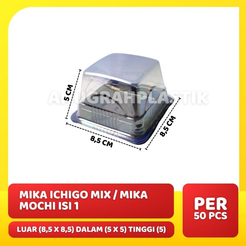 Jual Mika ICHIGO Mix / Mika Mochi isi 1 / Mika Bolu Slice PER PACK ...