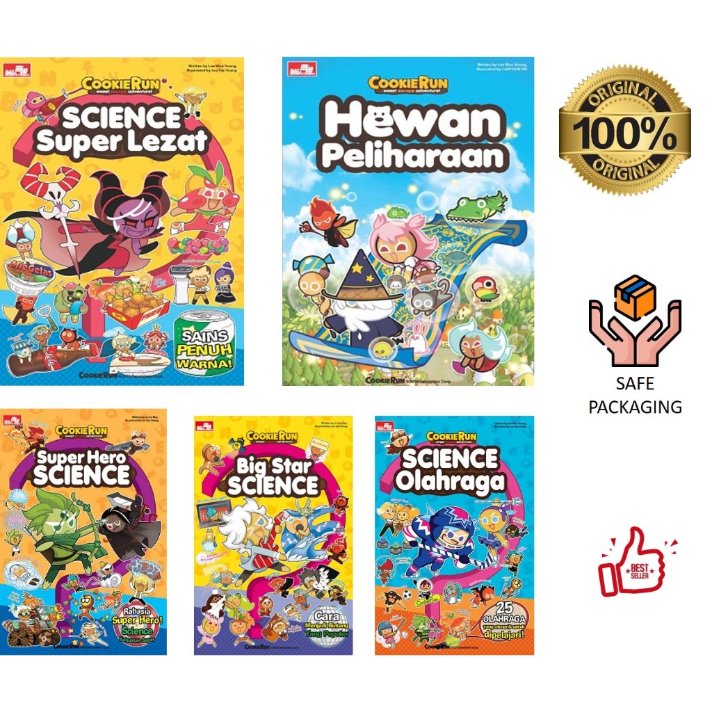 Jual Komik Science Comic Cookie Run Battle Science Oh My God | Shopee ...