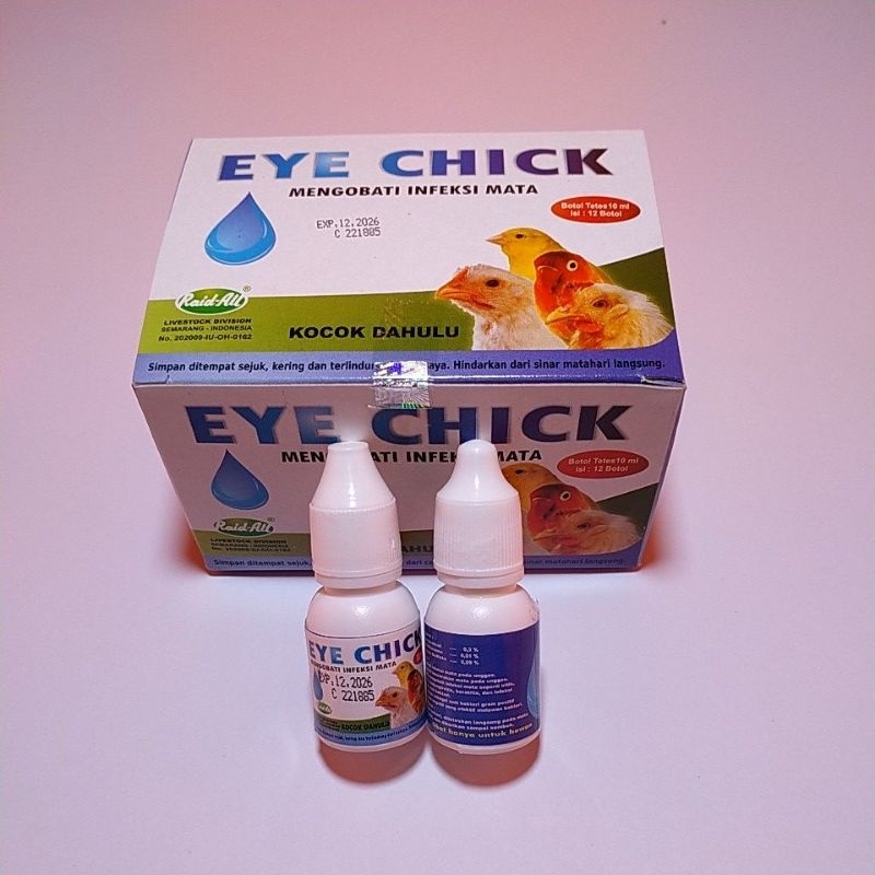 Jual EYE CHICK tetes mata pada ayam burung dan unggas Raid all(1pcs ...