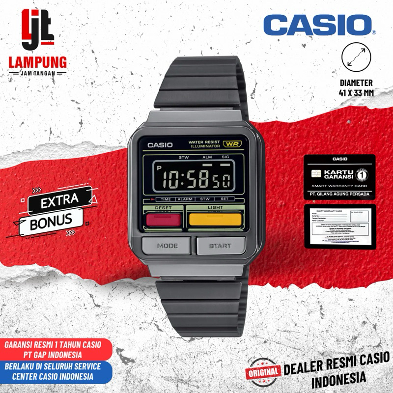 Jual Casio A120WEGG-1B | Shopee Indonesia
