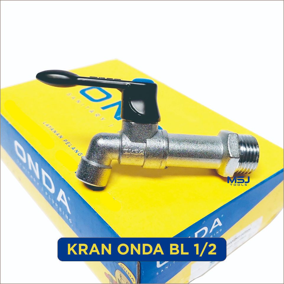 Jual Kran onda BL 1/2 inchi kran Air Tembok type BL, Merk ONDA ORIGINAL 1/2 Inch | Shopee Indonesia