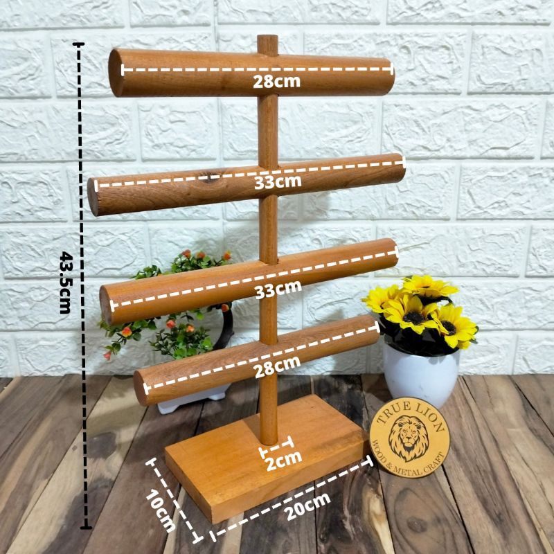 Jual Stand gelang 4 susun\display perhiasan\display gelang aksesoris ...