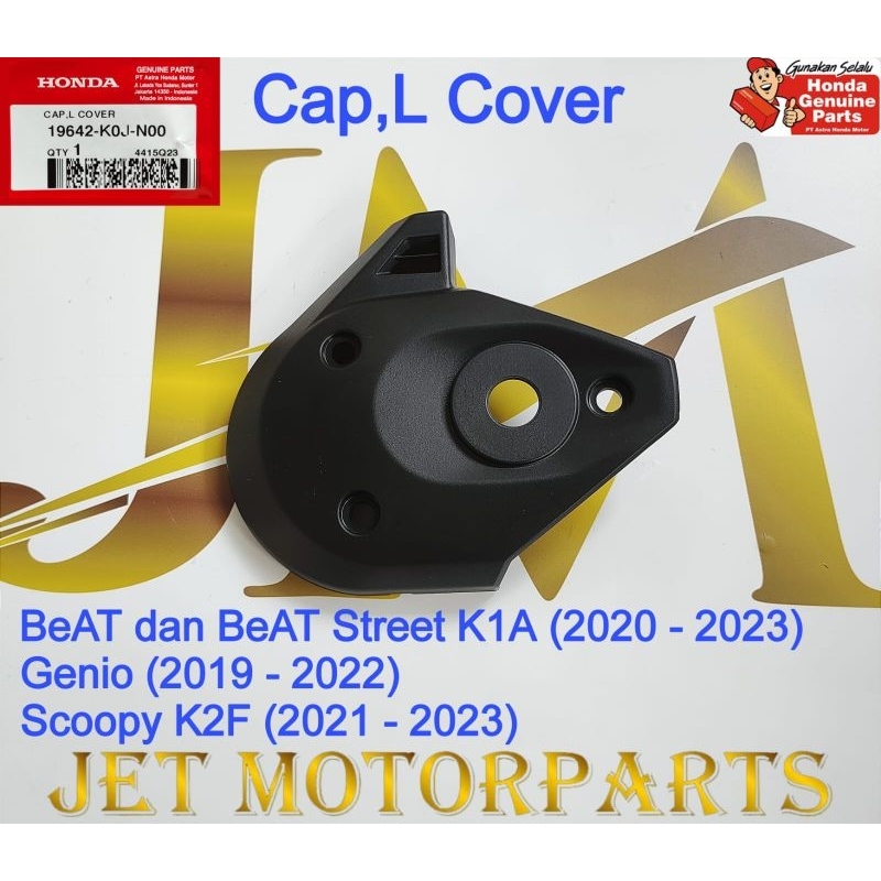 Jual 19642K0JN00 Cap L Cover Beat K1A Genio Asli Ori Honda AHM | Shopee ...