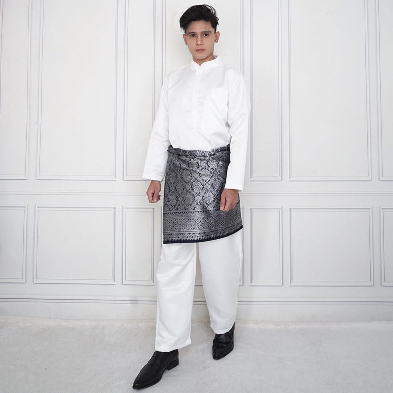 Jual MYDEN - 1 STEL BAJU MELAYU PRIA / BAJU SATIN BRIDAL / SET BAJU DAN ...