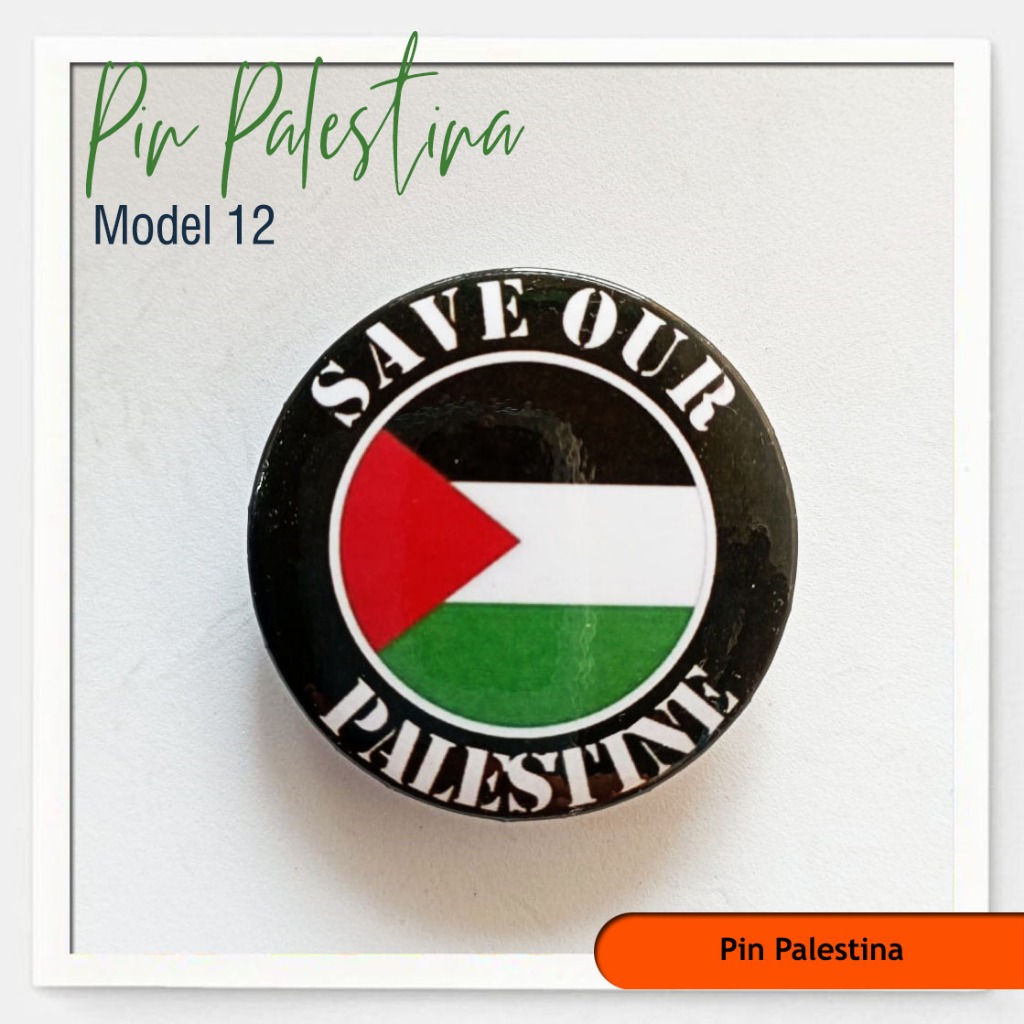 Jual Pin Custom Palestin Palestina Palestine Save Palestin Save Gaza ...