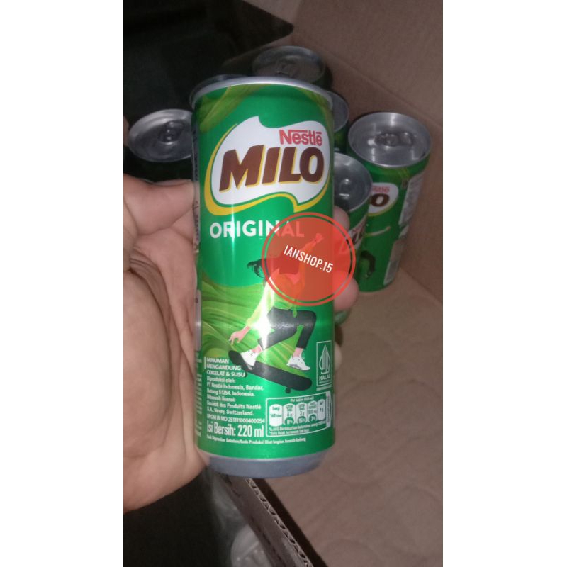 Jual Milo Kaleng Minuman Milo susu Coklat 220 ML | Shopee Indonesia