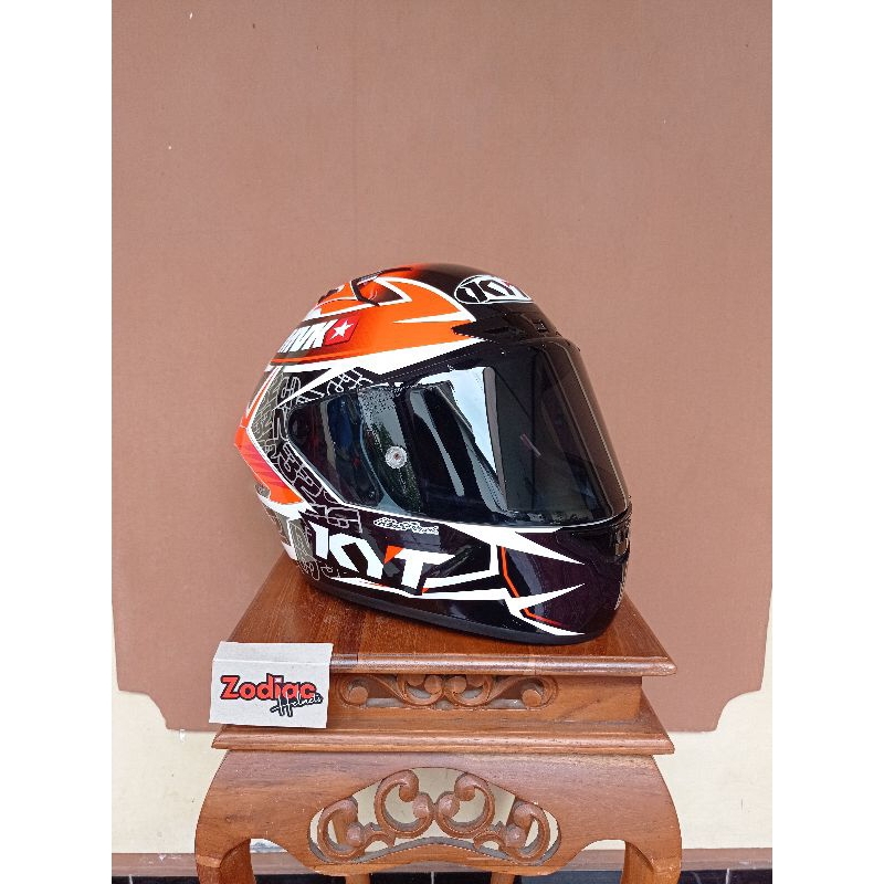 Jual KYT NXRACE ISAAC VINALES Black helm fullface kyt | Shopee Indonesia