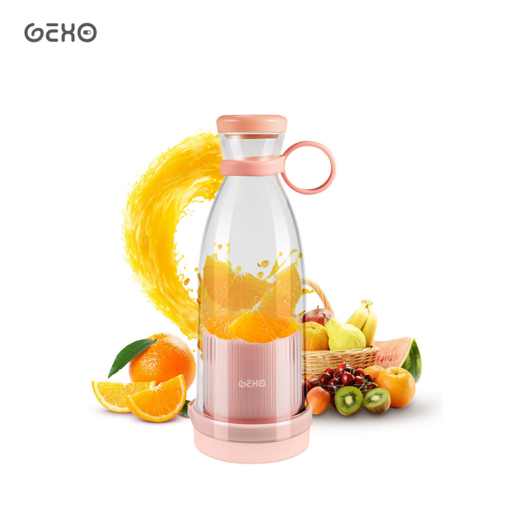 Jual Gexo Blender Tanpa kabel Ukuran Mini bisa di isi ulang1300mAh ...