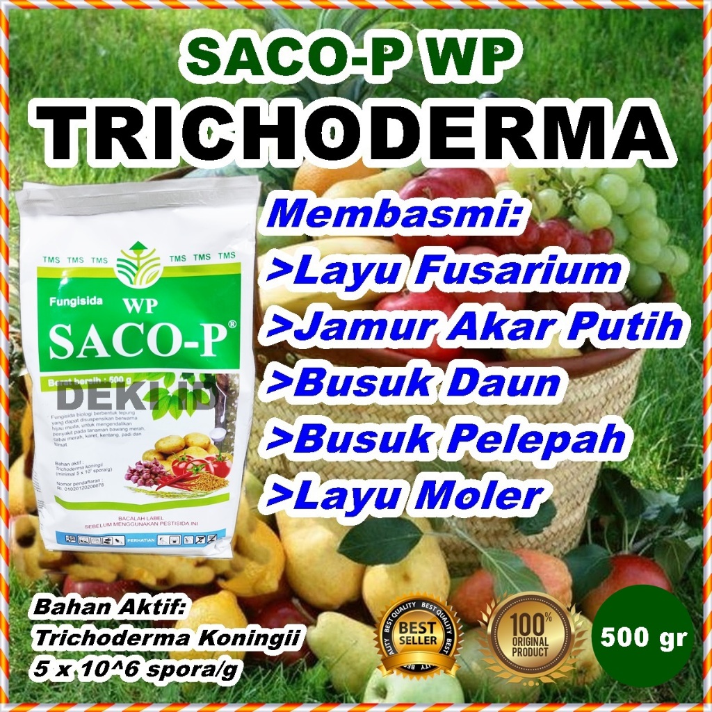 Jual Tricoderma Koningii Saco P WP 500 gr Fungisida Hayati Pestisida ...