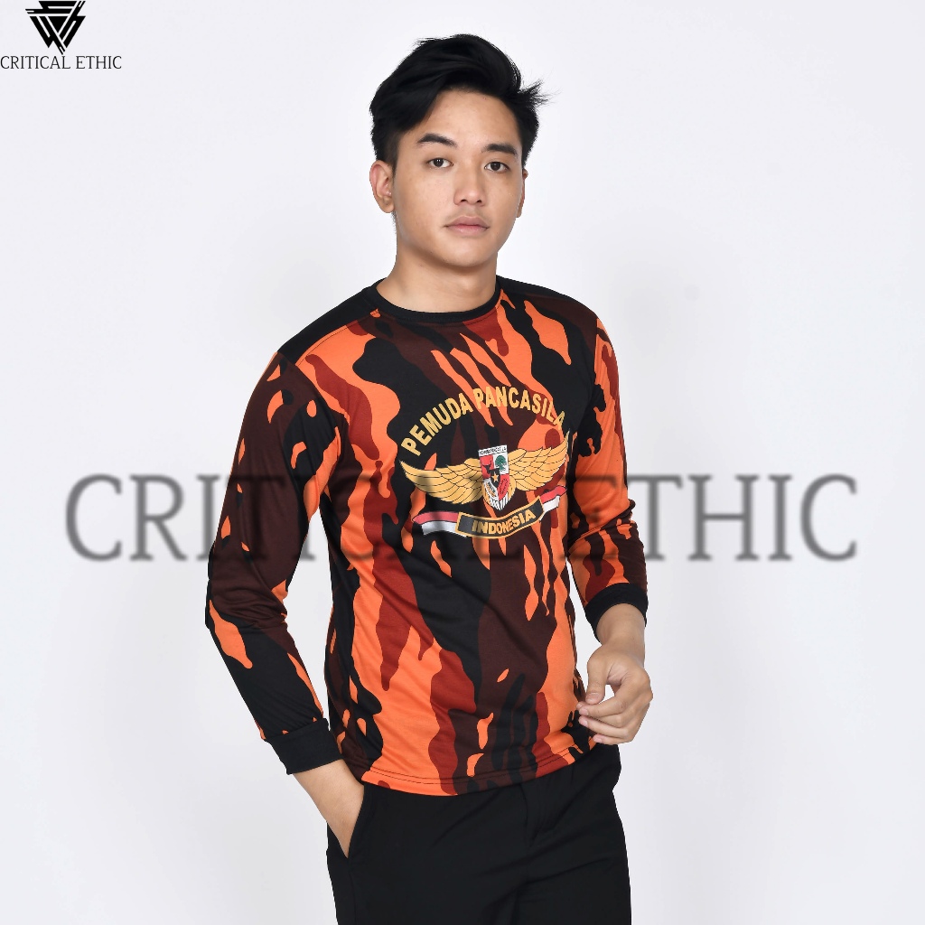 Jual CRITICAL ETHIC KAOS LENGAN PANJANG PEMUDA PANCASILA BAJU FULL ...