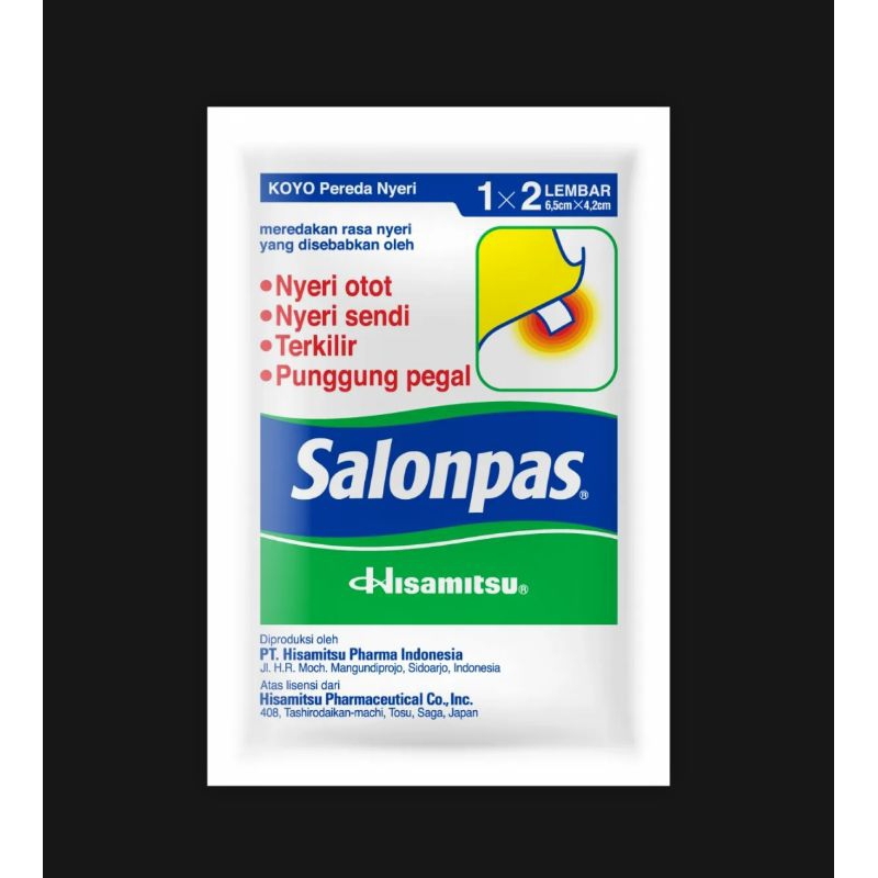 Jual Salonpas Original Dan Ekstra Hot Per 1biji isi 2 lembar | Shopee ...
