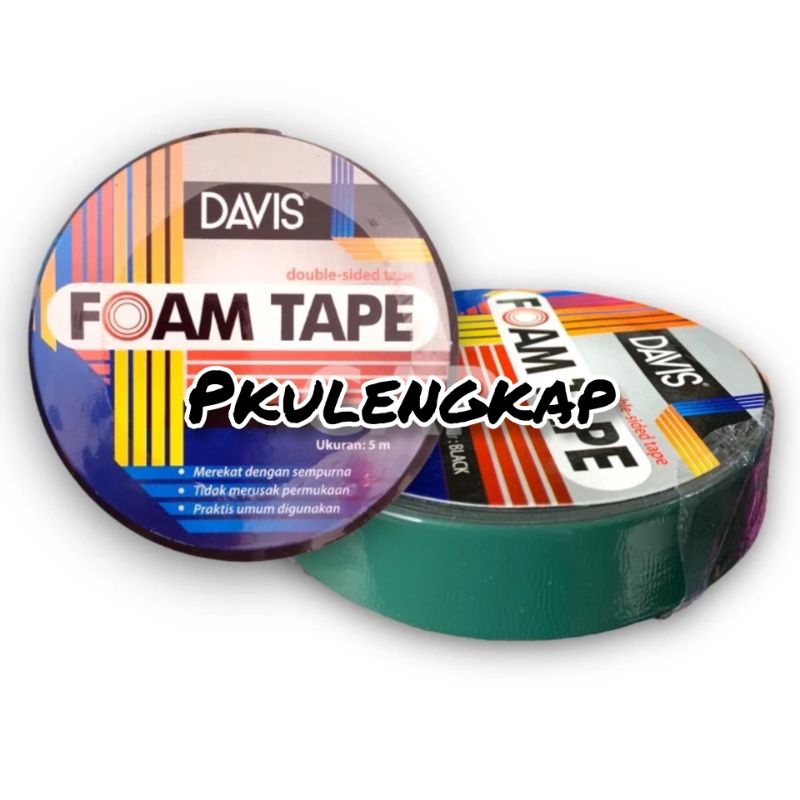 Jual Double Tape 1inch / Double Tape Foam / Double Tap Kertas 1,2 inch ...