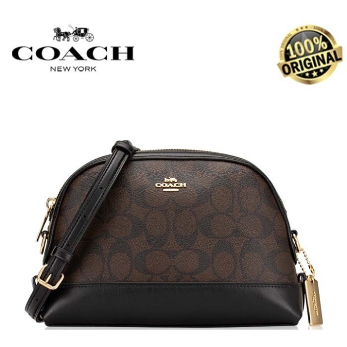 Jual TAS COACH Mini Dome Crossbody In Signature Canvas ORIGINAL 76674 ...
