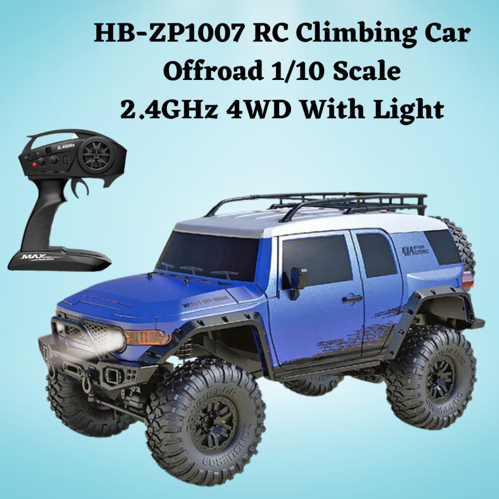 Jual HB-ZP1007 RC CLIMBING CAR OFFROAD 1/10 SCALE 2.4GHz 4WD WITH LIGHT ...