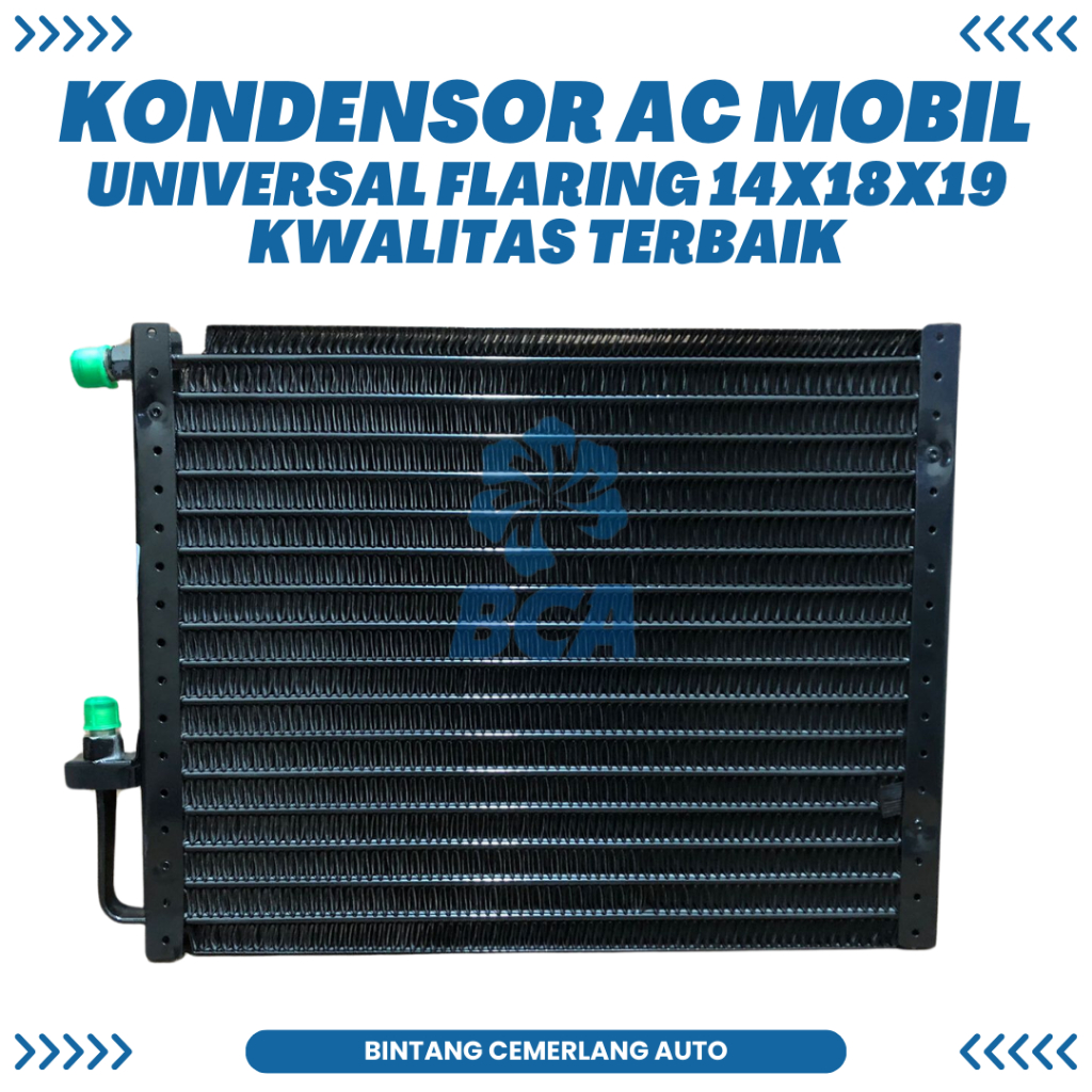 Jual CONDENSOR KONDENSOR AC Mobil Universal Flaring 14X18X19 KWALITAS ...