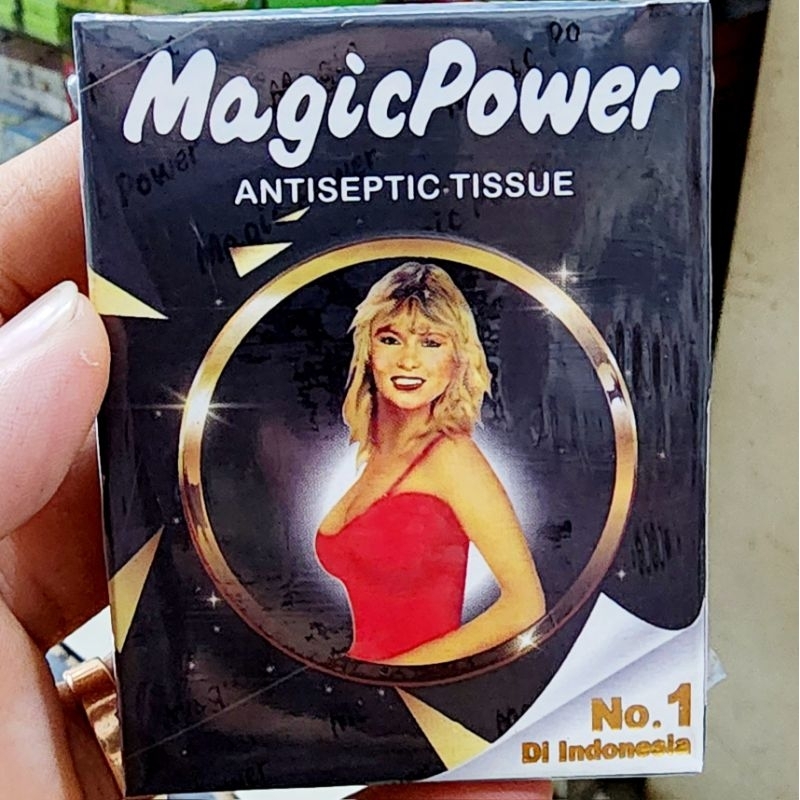 Jual magic power tisu antiseptik - hitam klasik / original | Shopee ...