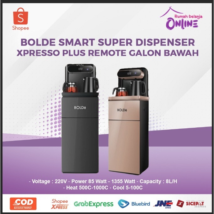 Jual Bolde Smart Dispenser Xpresso Espresso Air Galon Bawah Touch ...