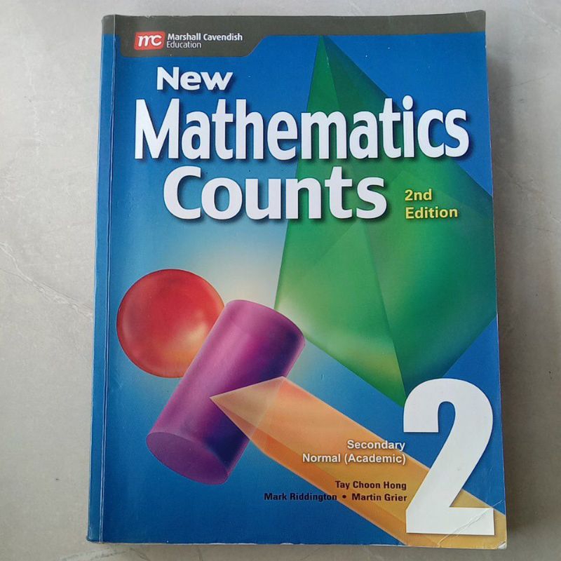 Jual New Mathematics Counts 2nd Edition Secondary 2 ( Original ...