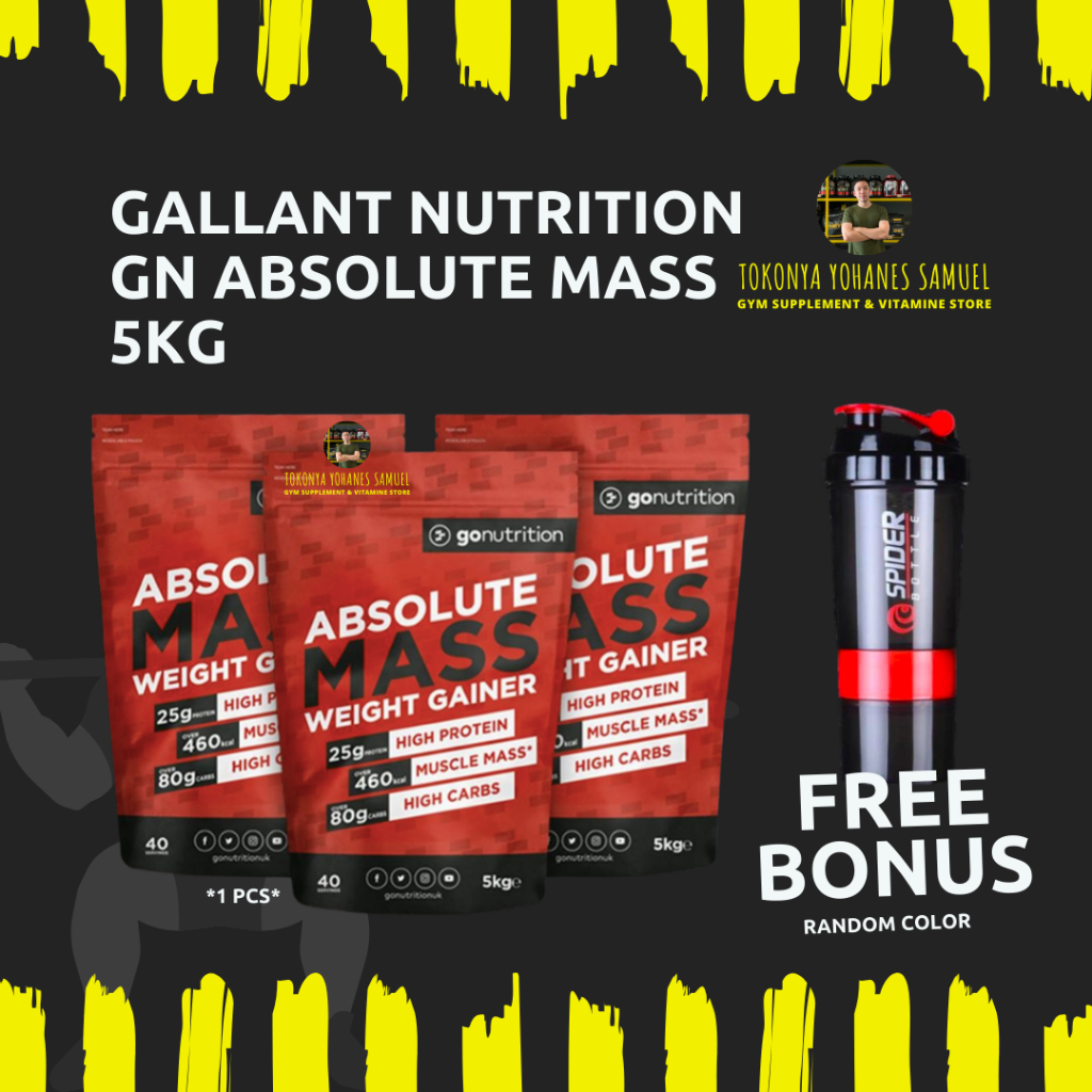 Jual Go Nutrition GN Gallant Nutrition Absolute Mass 11 lb | Shopee ...