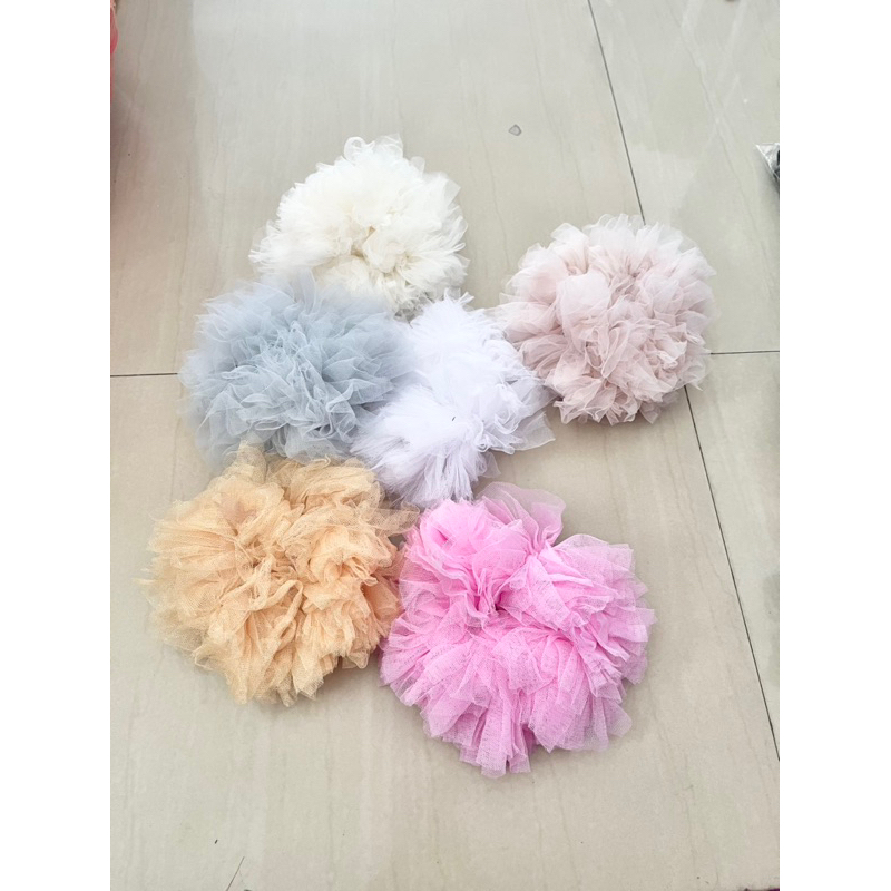 Jual Scrunchie Tile/Scrunchie Tile Halus/Scrunchie | Shopee Indonesia