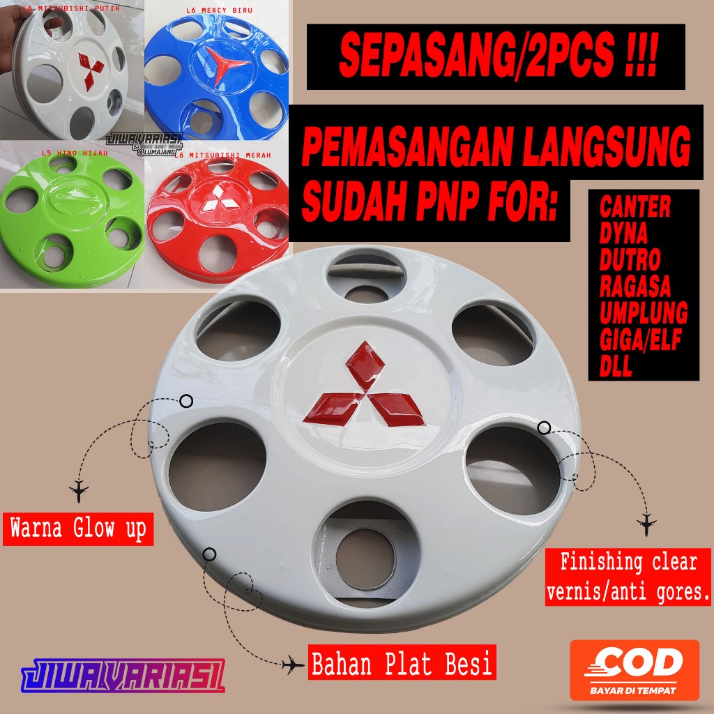 Jual SEPASANG(2PCS) WHELDOP, WILDOP, WHELDOF, DOP DONAT DOP RING WARNA ...