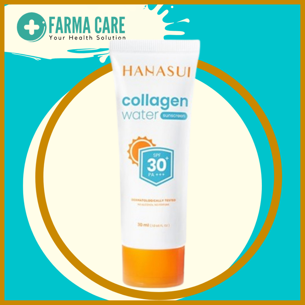 Jual HANASUI COLLAGEN WATER SUNSCREEN SPF 30 PA+++ 30 ML | Shopee Indonesia