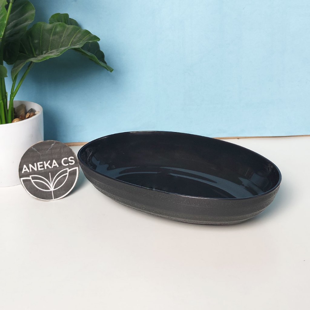 Jual Piring Oval Plastik 9.5 Inch Japan Series - Piring Saji - Piring ...