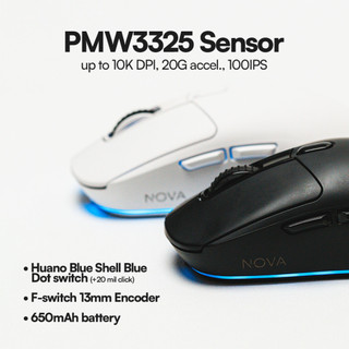 Jual NOVA V4 Lightweight Wireless Gaming Mouse by Press Play | Shopee ...