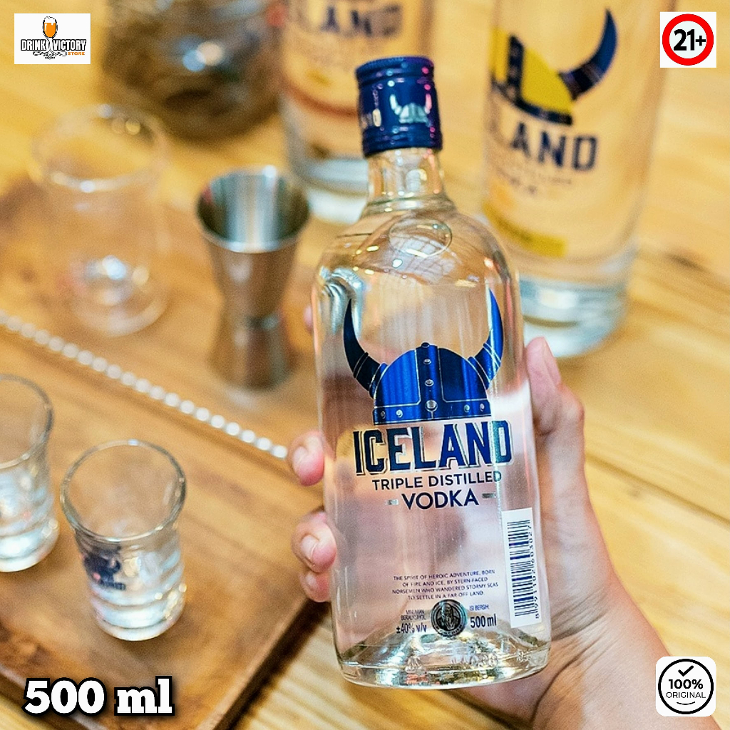 Jual Iceland Vodka Original Flavour 500ml ( Original & Resmi ) | Shopee ...