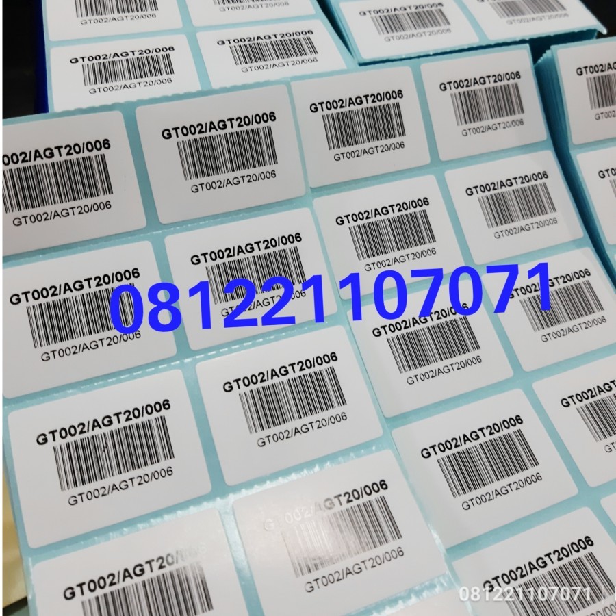 Jual JASA PRINT LABEL STIKER BARCODE BERBAGAI MACAM UKURAN | Shopee ...