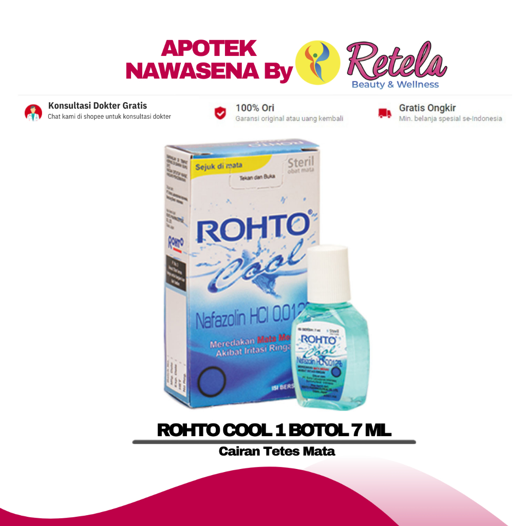 Jual ROHTO COOL 1 BOTOL 7 ML | Shopee Indonesia