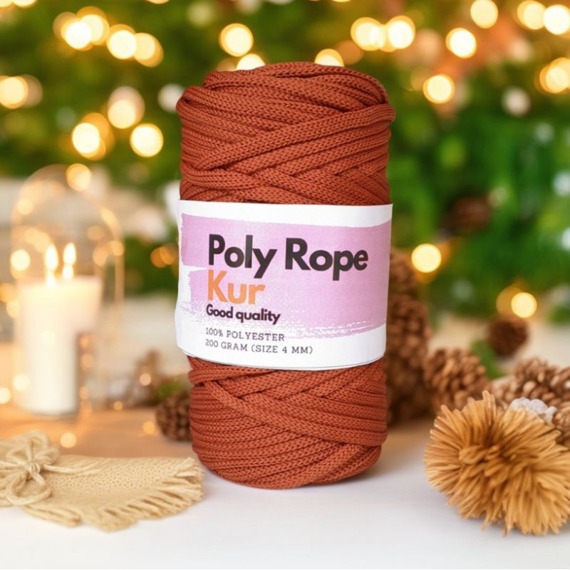 Jual BENANG RAJUT POLY ROPE / TALI KUR 4 MM 200 gram | Shopee Indonesia