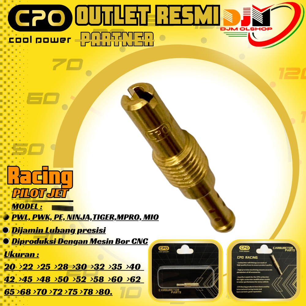 Jual Pilot Jet Karbu PE PWK PWL Ninja Tiger Mio Racing CPO Cool Power Original | Shopee Indonesia