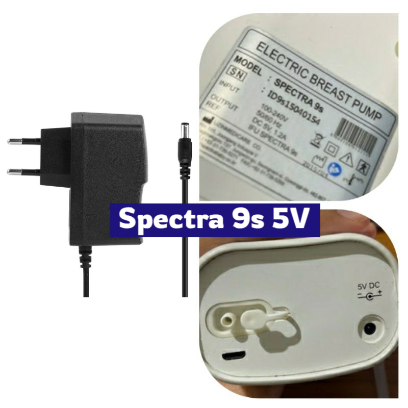Jual Adaptor Charger Spectra 9+ plus M1 M2 New S1 S2 Pompa Asi Breast ...
