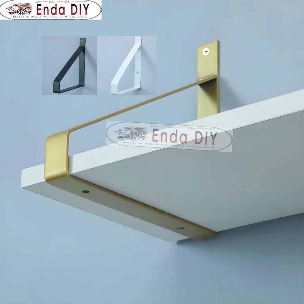 Jual Siku Ambalan Rak Dinding / Bracket Rak Tempel / Besi Siku Ambalan ...