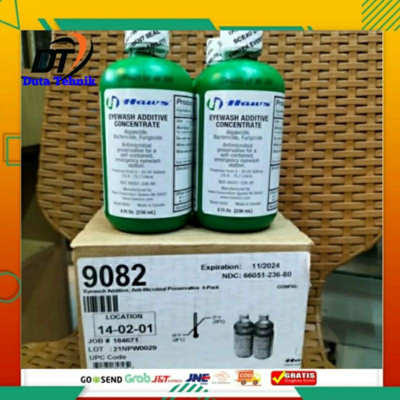 Jual CAIRAN PENCUCI MATA / EYEWASH HAWS BACTERIOSTATIC ADDITIVE 9082 ...