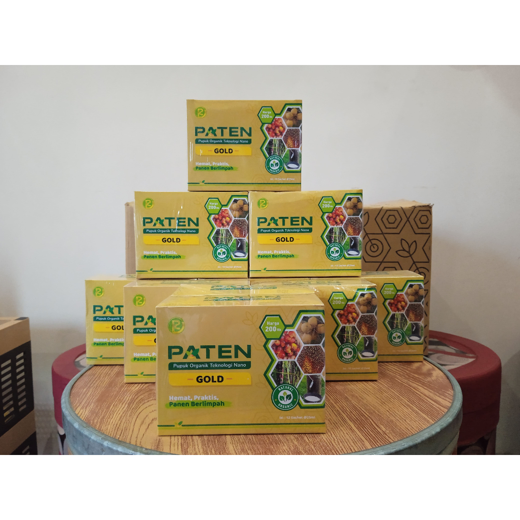 Jual Pupuk Paten Gold Sawit Paket Untuk 1 Hektar (10 box + 1 box = 11 ...