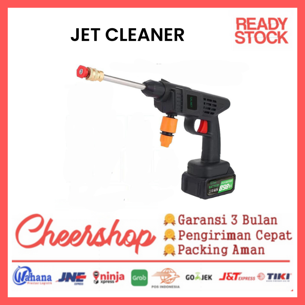 Jual Alat Mesin Cuci Mobil Motor AC Portable Cordless Car Jet Cleaner ...