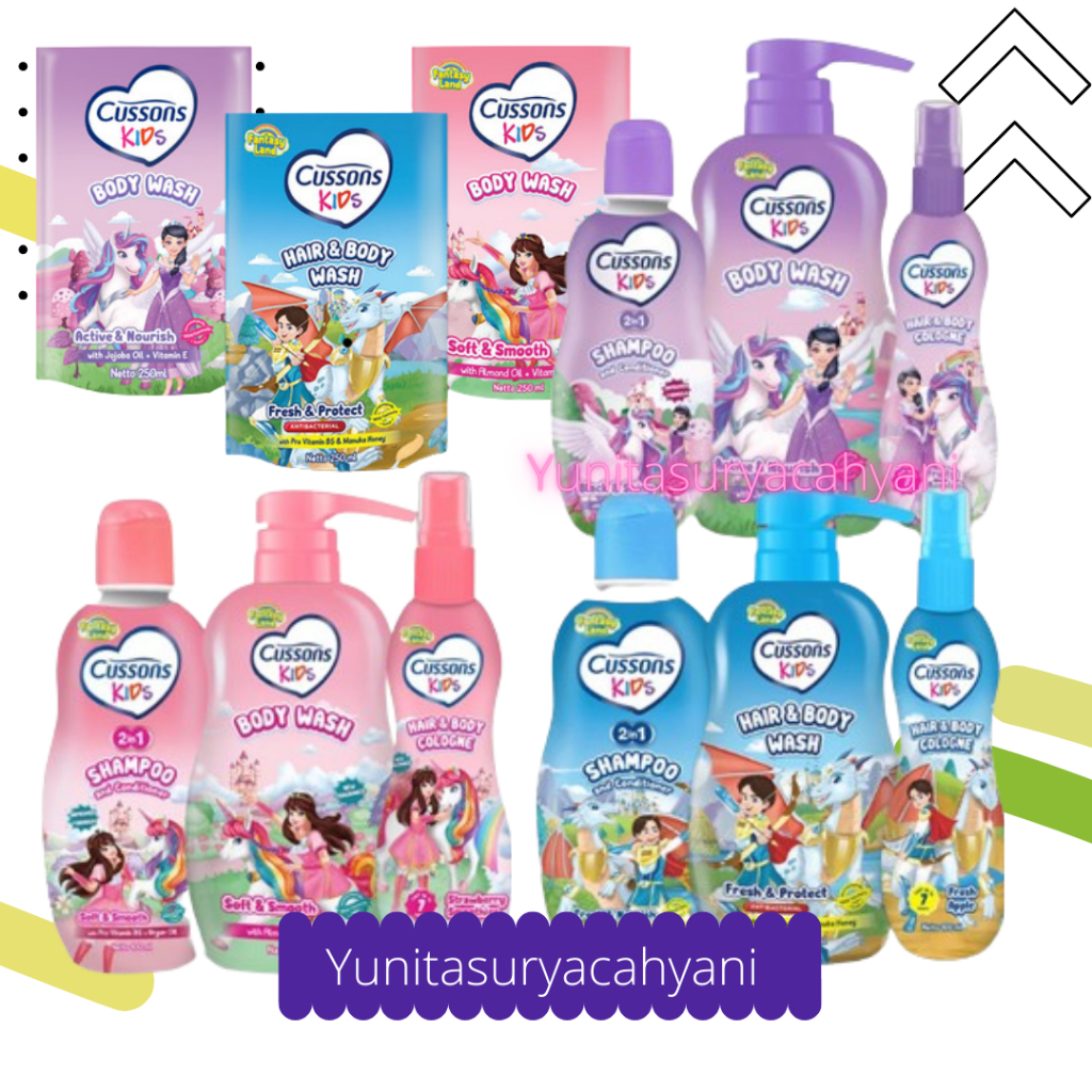 Jual Cussons Kids Body Wash botol 350ml / Cussons Kids Body Wash 250ml ...