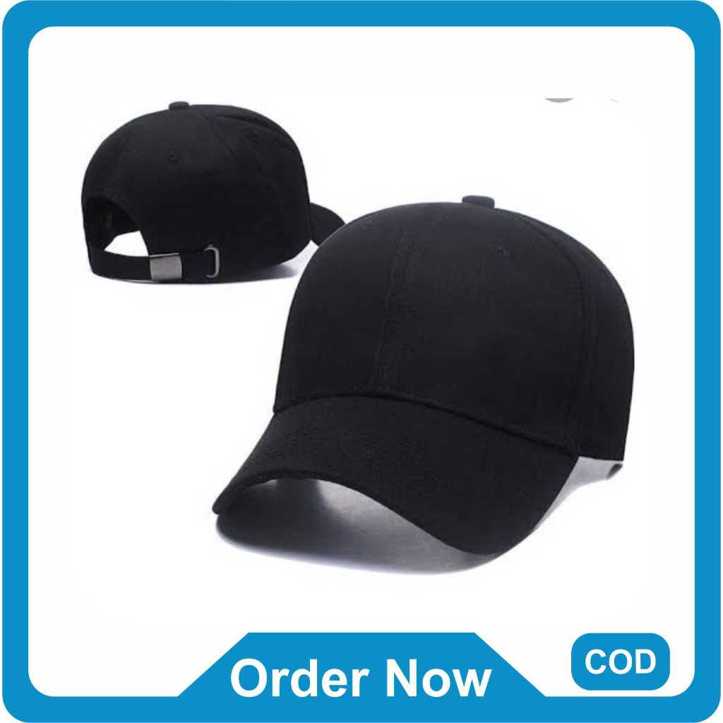 Jual Topi Hitam Polos Pria Dan Wanita | Shopee Indonesia