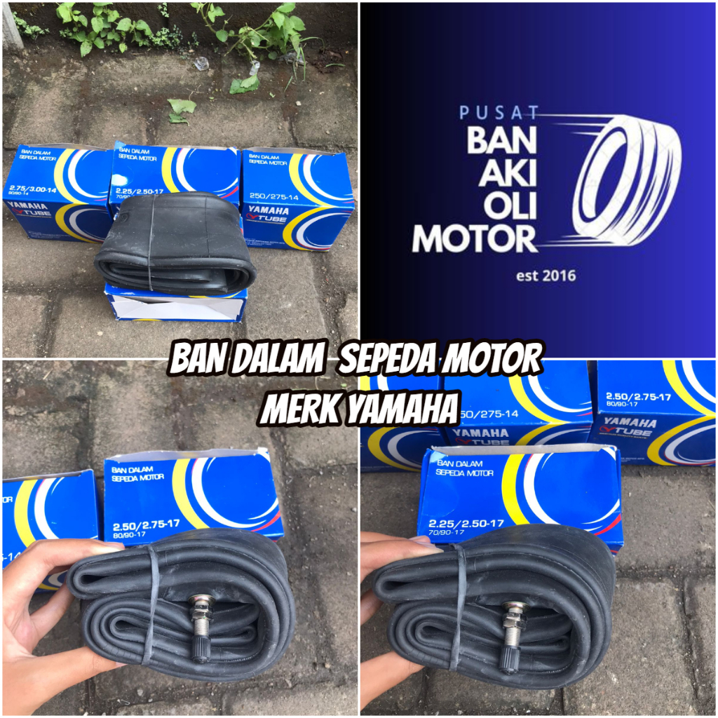 Jual BAN DALAM MOTOR YAMAHA TUBE SEMUA UKURAN || YTUBE BAN DALAM SEMUA ...