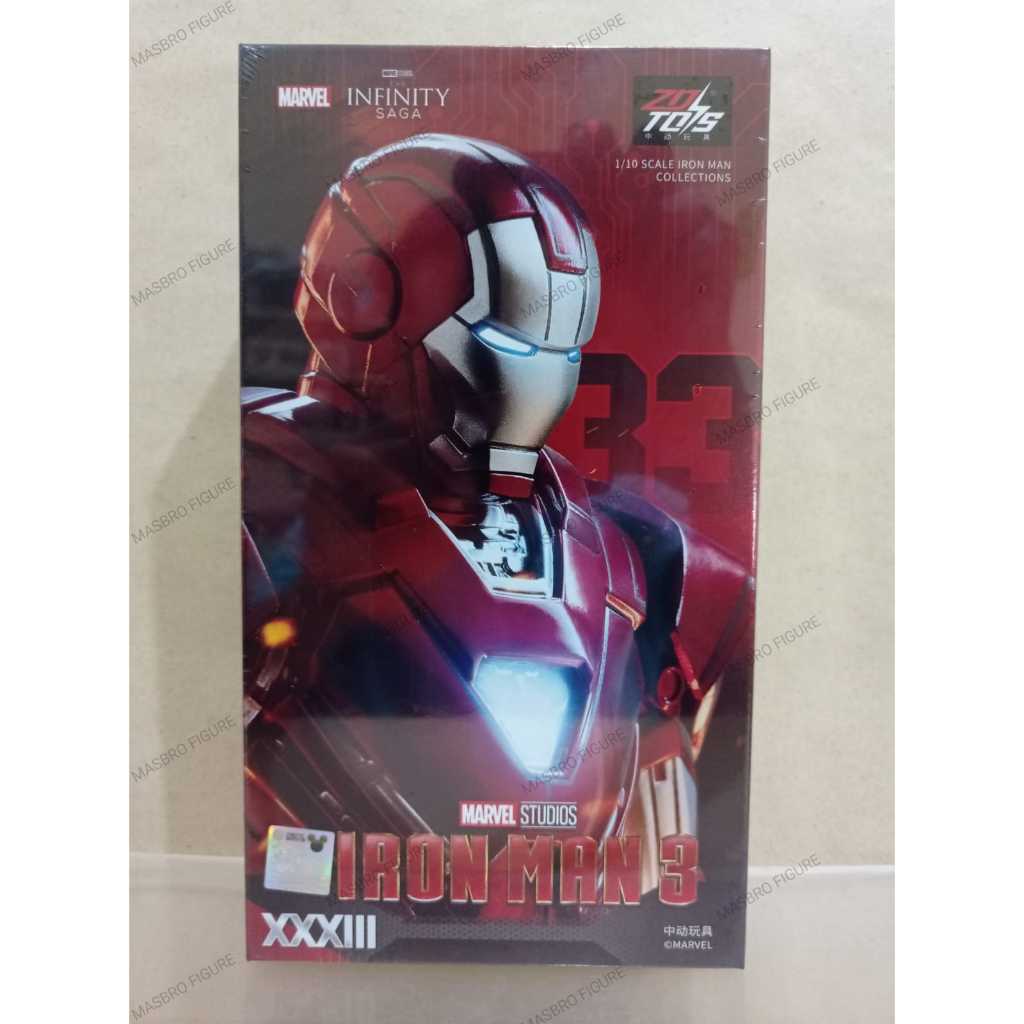 Jual ZD TOYS Avengers IRONMAN Mark 33 Iron Man MK XXXIII Silver ...