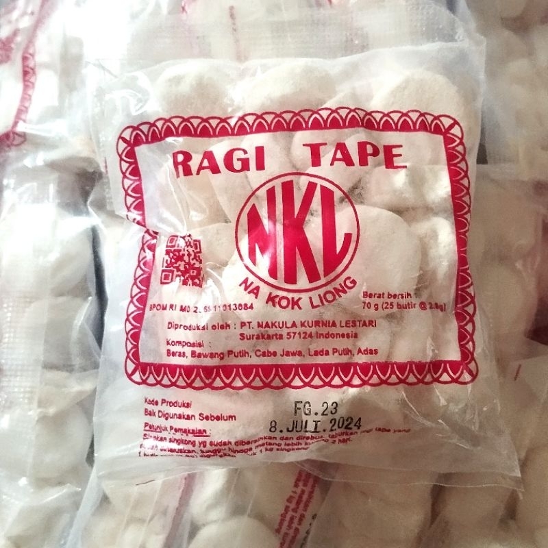 Jual Ragi Tape NKL isi 25 butir | Shopee Indonesia